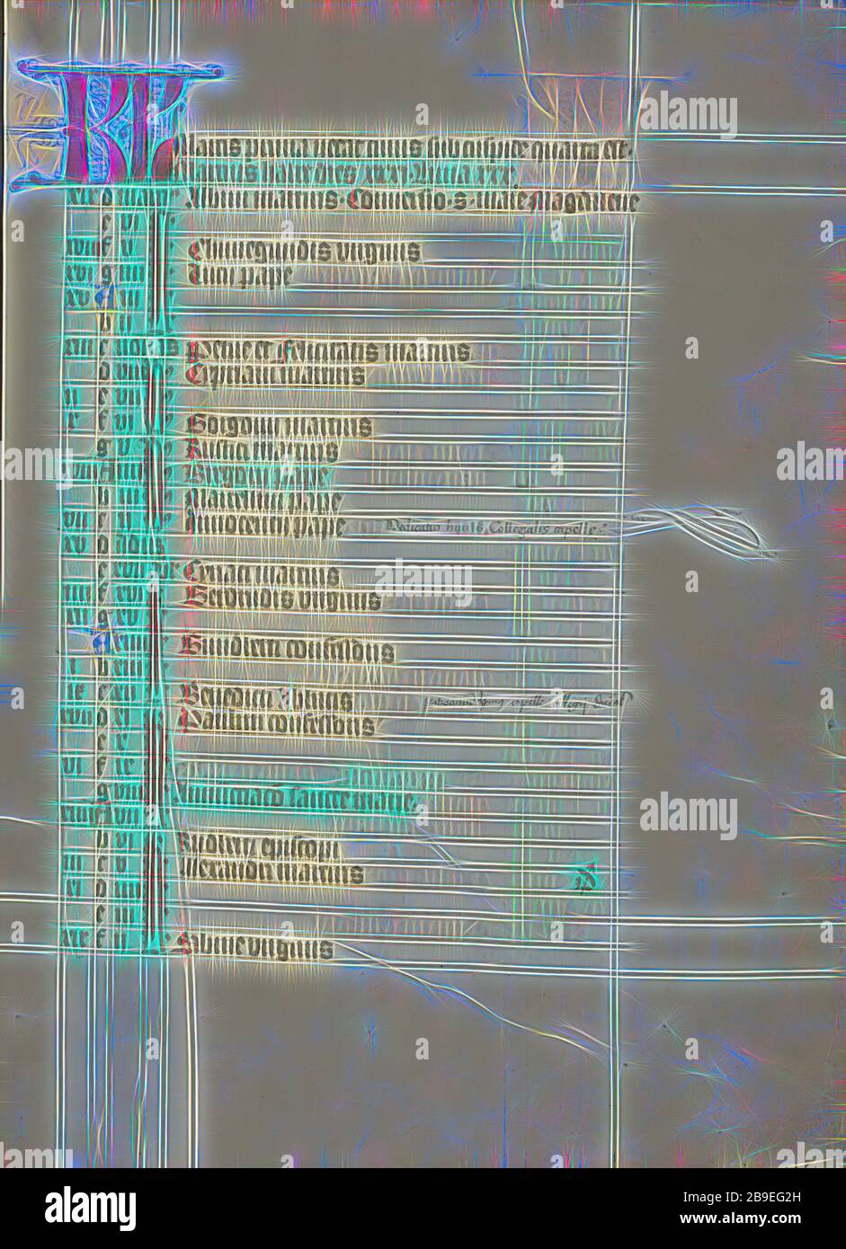 Calendar Page, Vienna, Austria, about 1420 - 1430, Tempera colors, gold ...