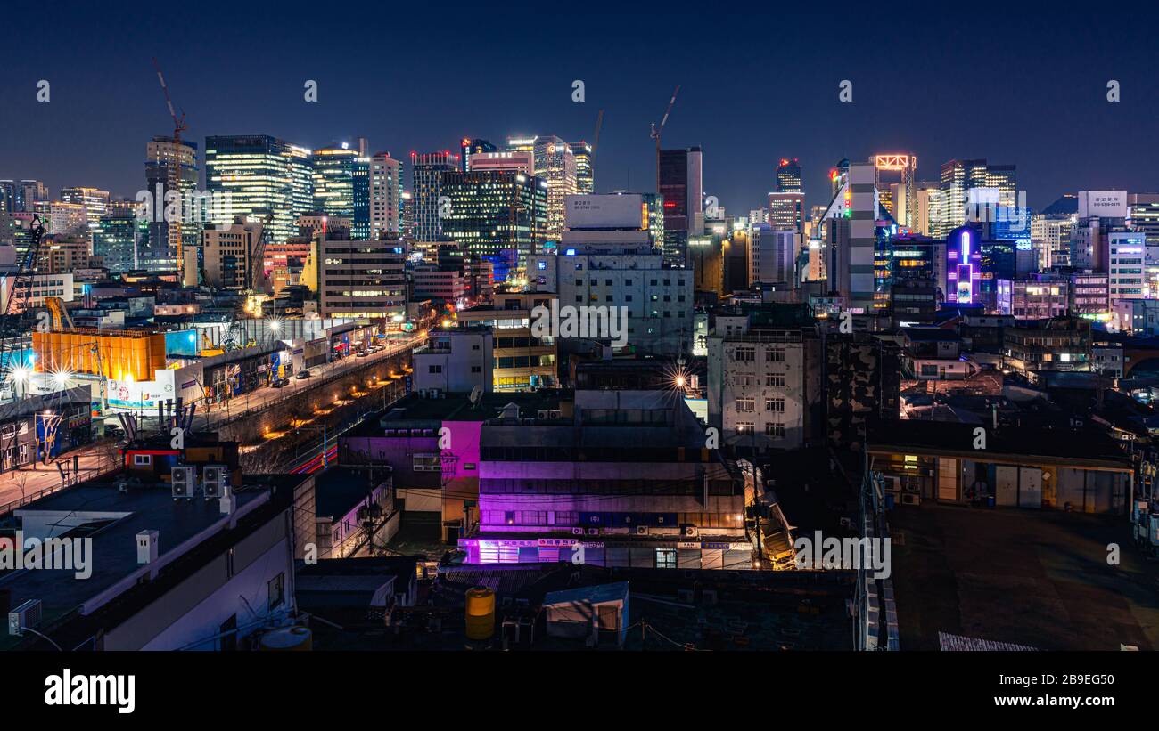 South korea nightview hi-res stock photography and images - Alamy