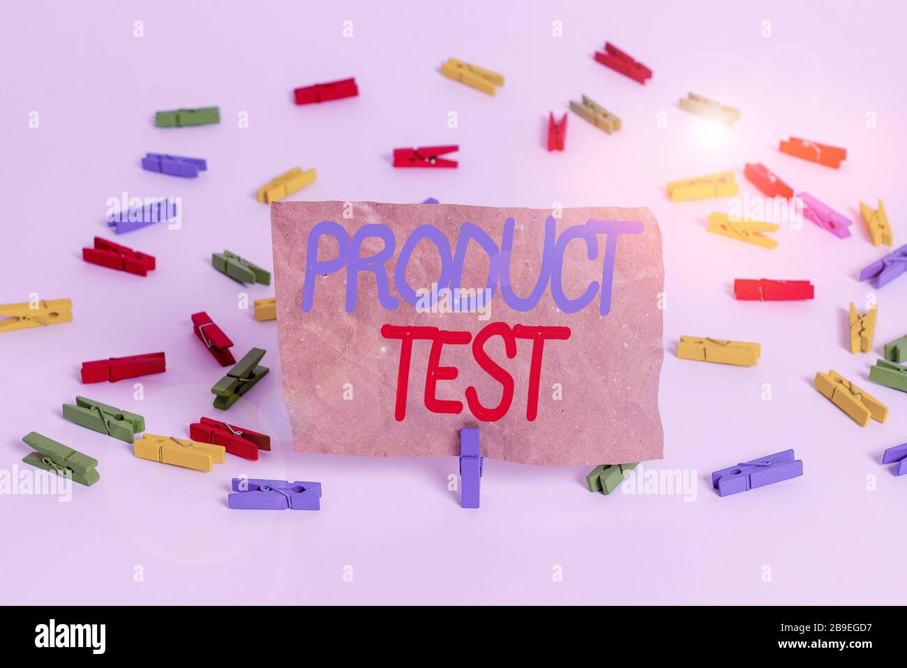 Text sign showing Product Test. Business photo text process of ...
