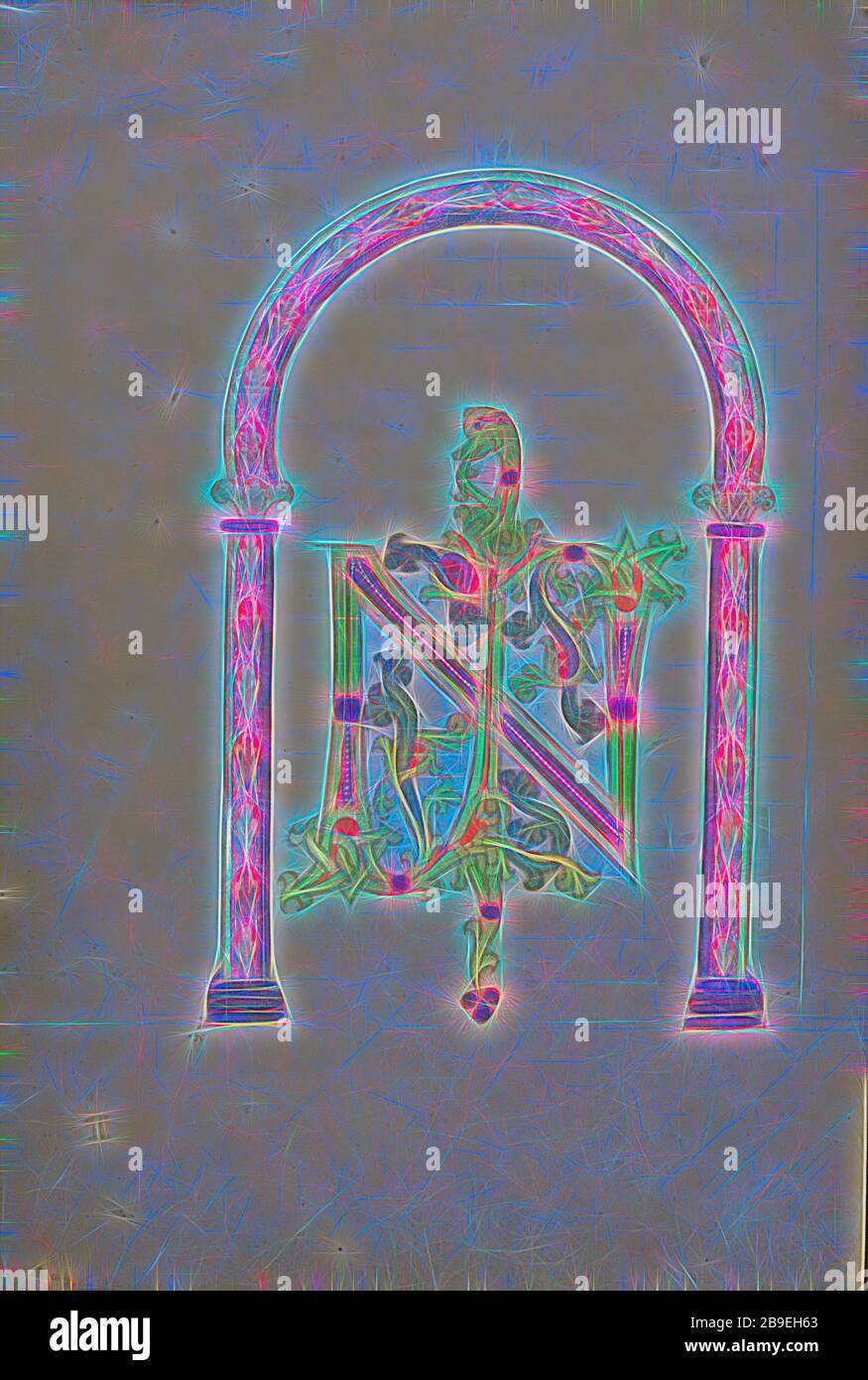 Decorated Monogram IN, or Reichenau, Germany, late 10th century ...