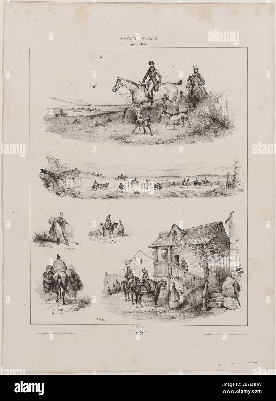 Album Hobbies (pl.33) Jean-Victor Adam, dit Victor Adam (1801-1866 ...