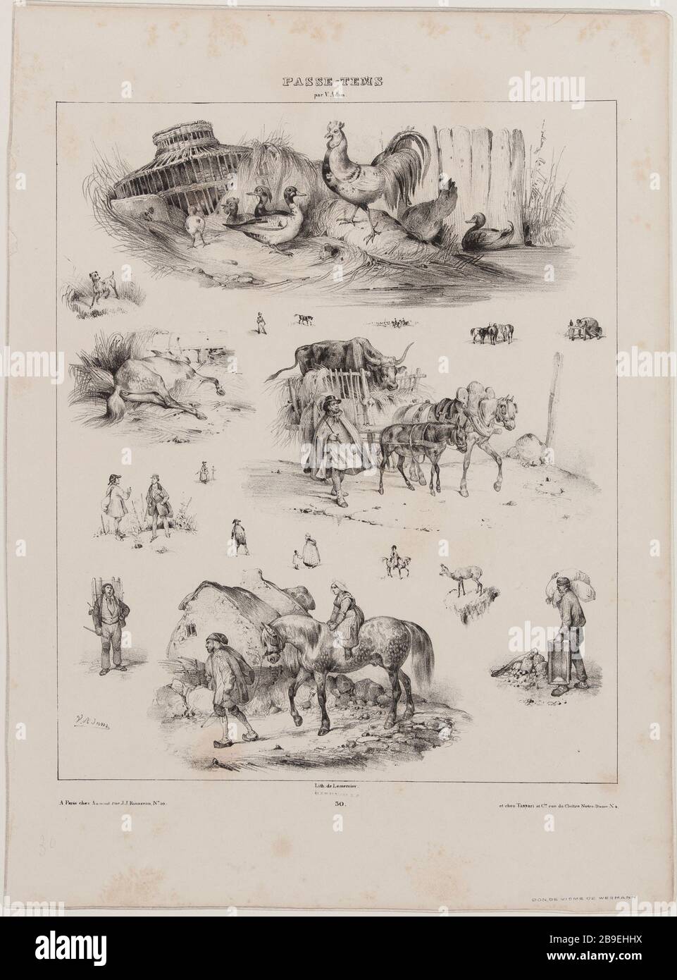 Album Hobbies (pl.30) Jean-Victor Adam, dit Victor Adam (1801-1866 ...