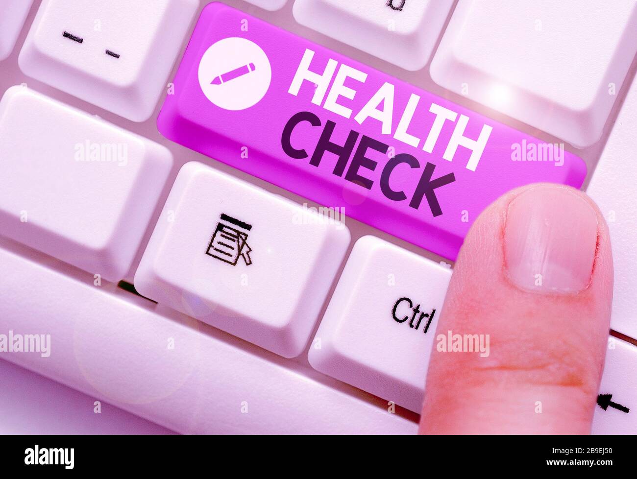 Writing note showing Health Check. Business concept for thorough ...