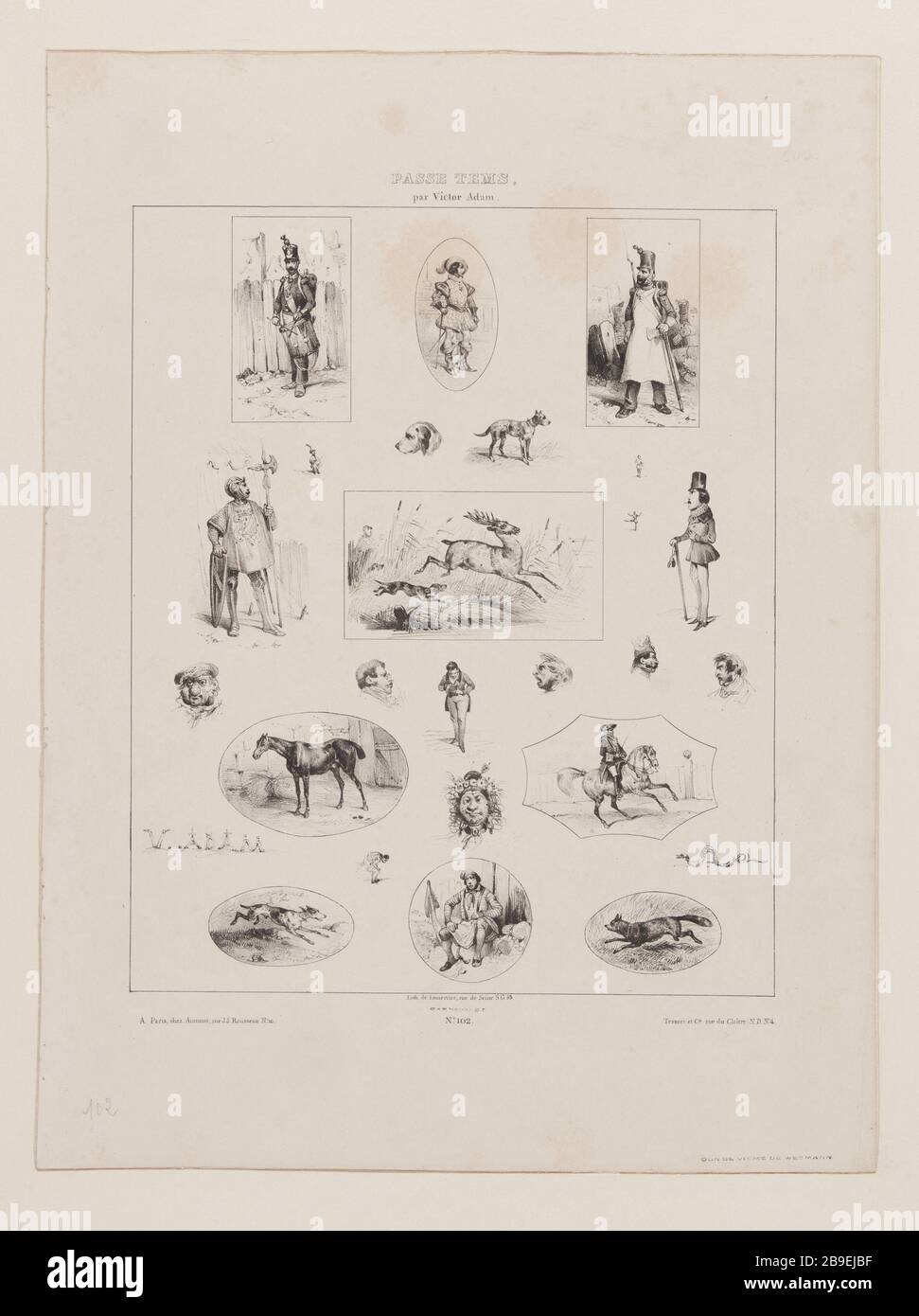 Album Hobbies (pl.102) Jean-Victor Adam, dit Victor Adam (1801-1866 ...