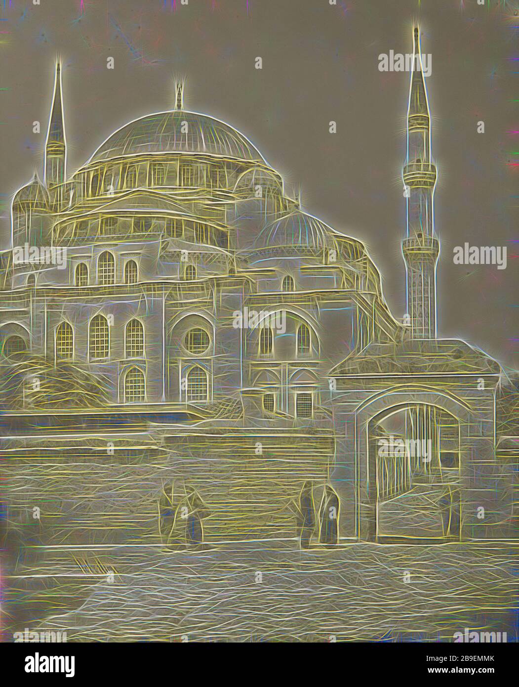 Mosque, Constantinople, Istanbul, James Robertson (English, 1813 - 1888 ...