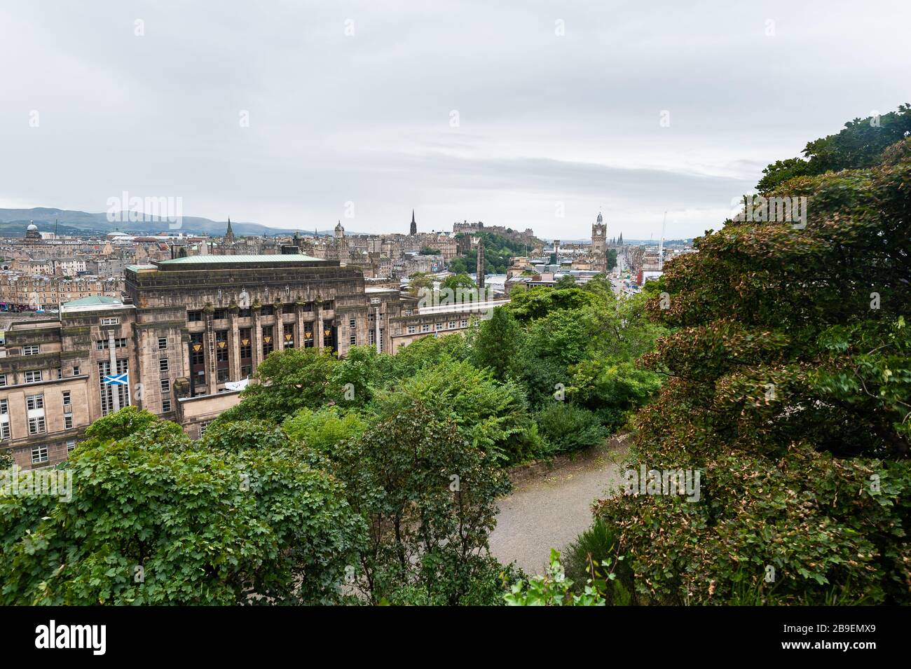 View from Calton hill, Edinburgh Stock Photo - Alamy
