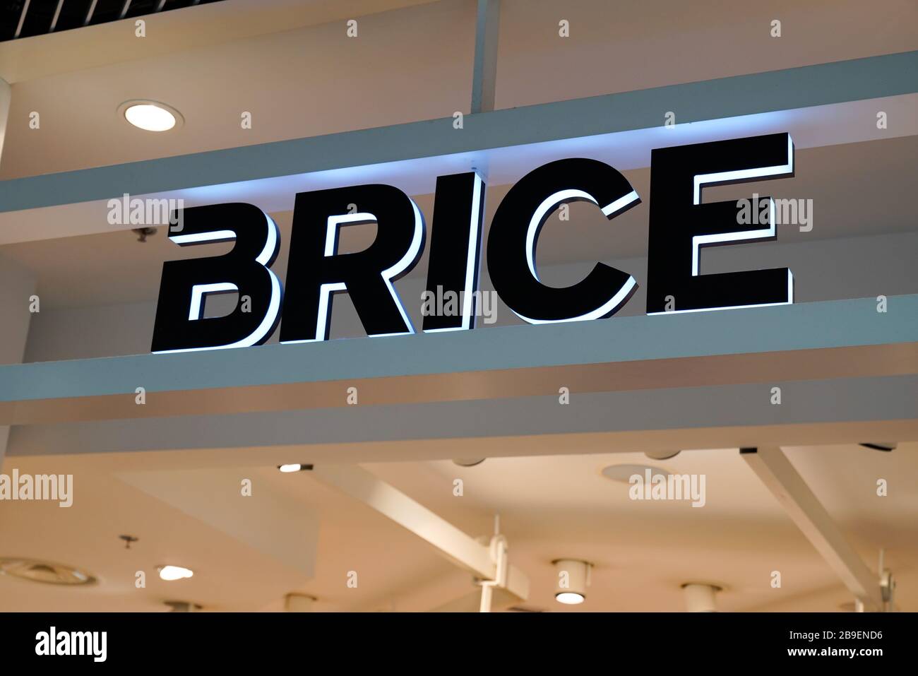 Bordeaux , Aquitaine / France - 11 20 2019 : Brice logo shop sign in ...