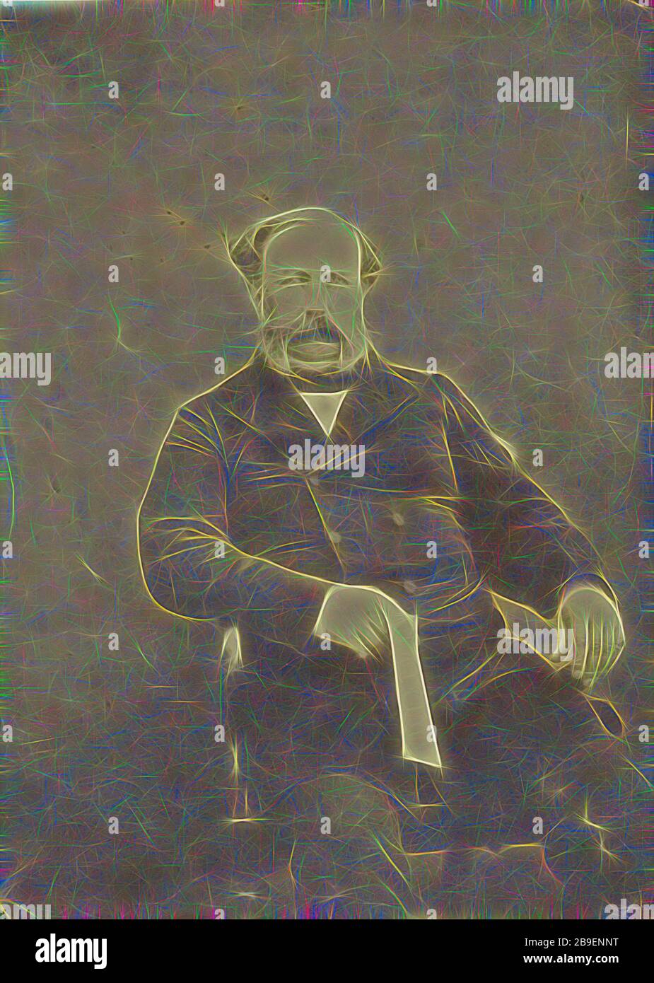 Colonel Rice, India, 1858 - 1869, Albumen silver print Stock Photo - Alamy
