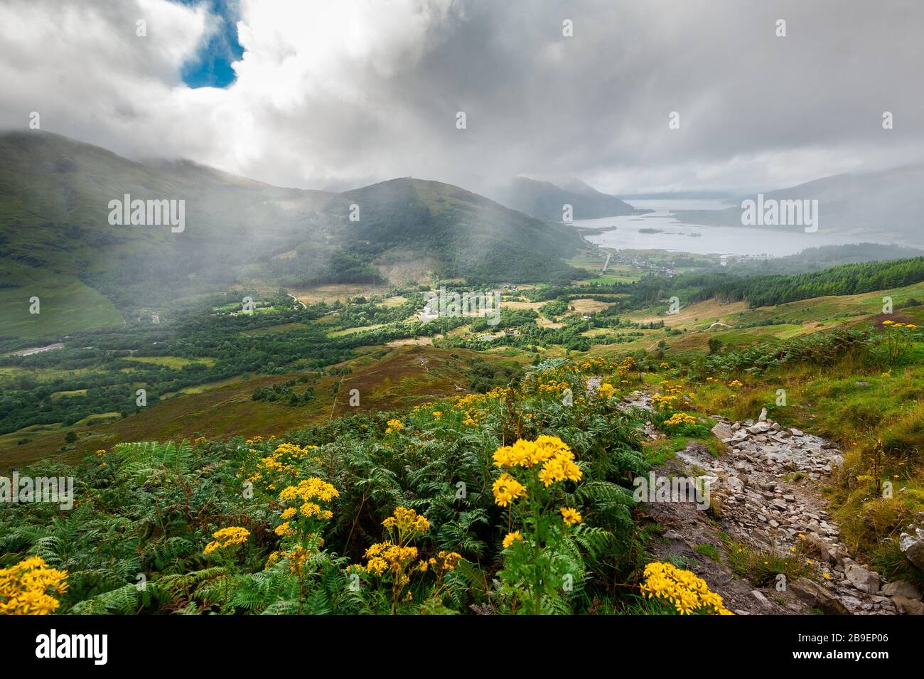 The valley and mountains of Glencoe, Scotland Stock Photo - Alamy