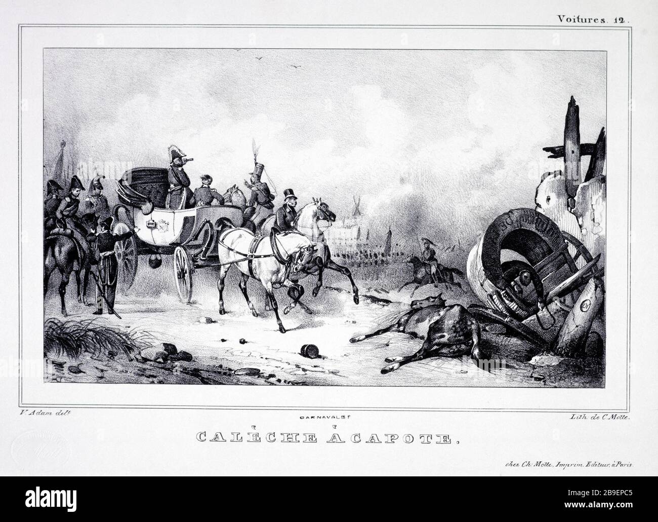 CALECHE A HOOD. CARS. 12. - PANIDOCHEME OR ALL KINDS OF CARS 1ST SERIES ...