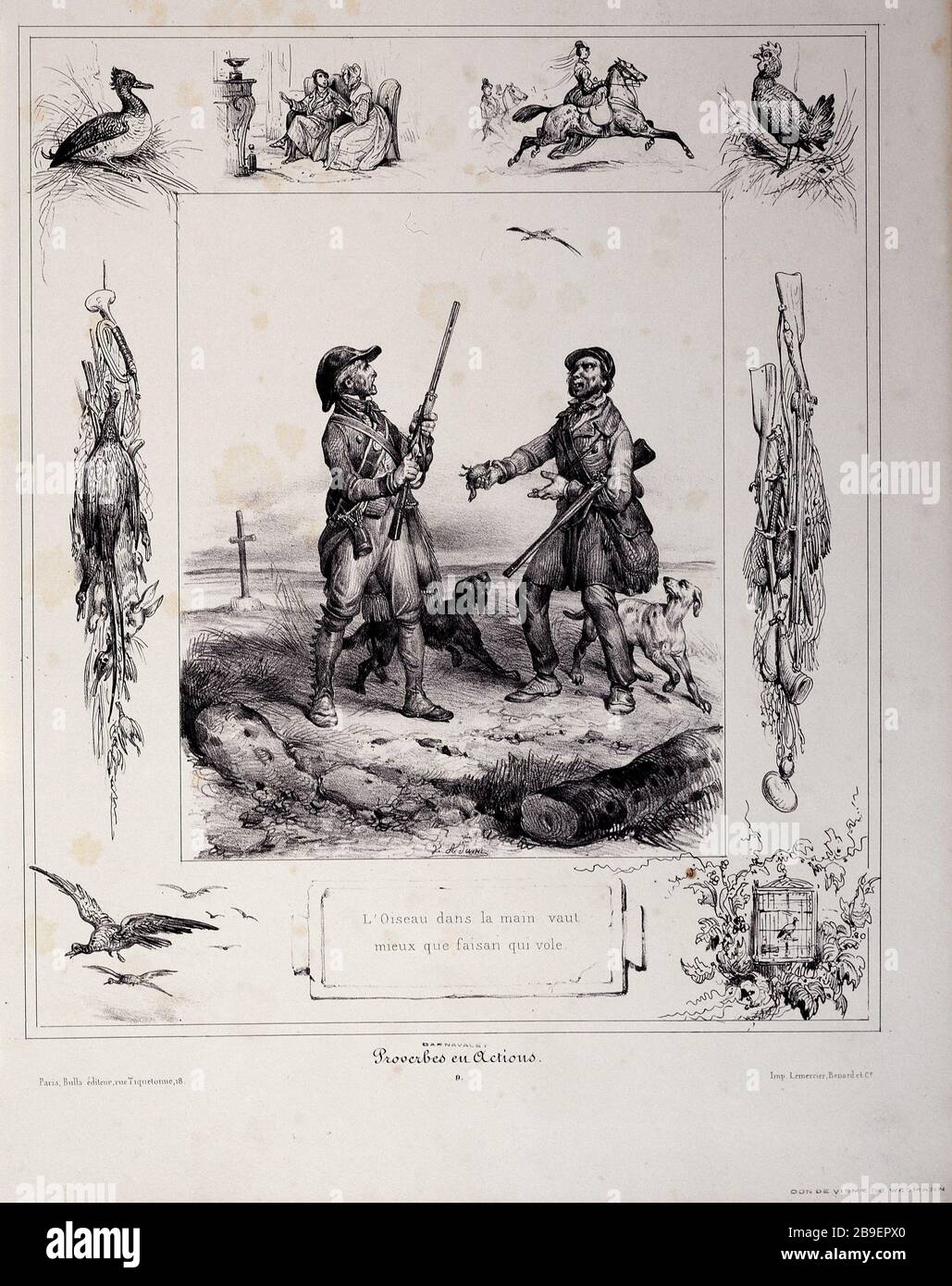 BIRD IN THE HAND IS WORTH / BETTER THAN FLYING PHEASANT - PROVERBS IN ...