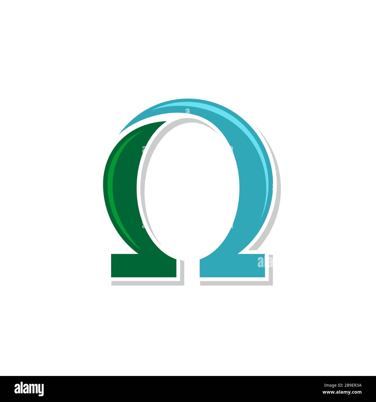 Omega Symbol Logo Template Illustration Design. Vector EPS 10 Stock ...