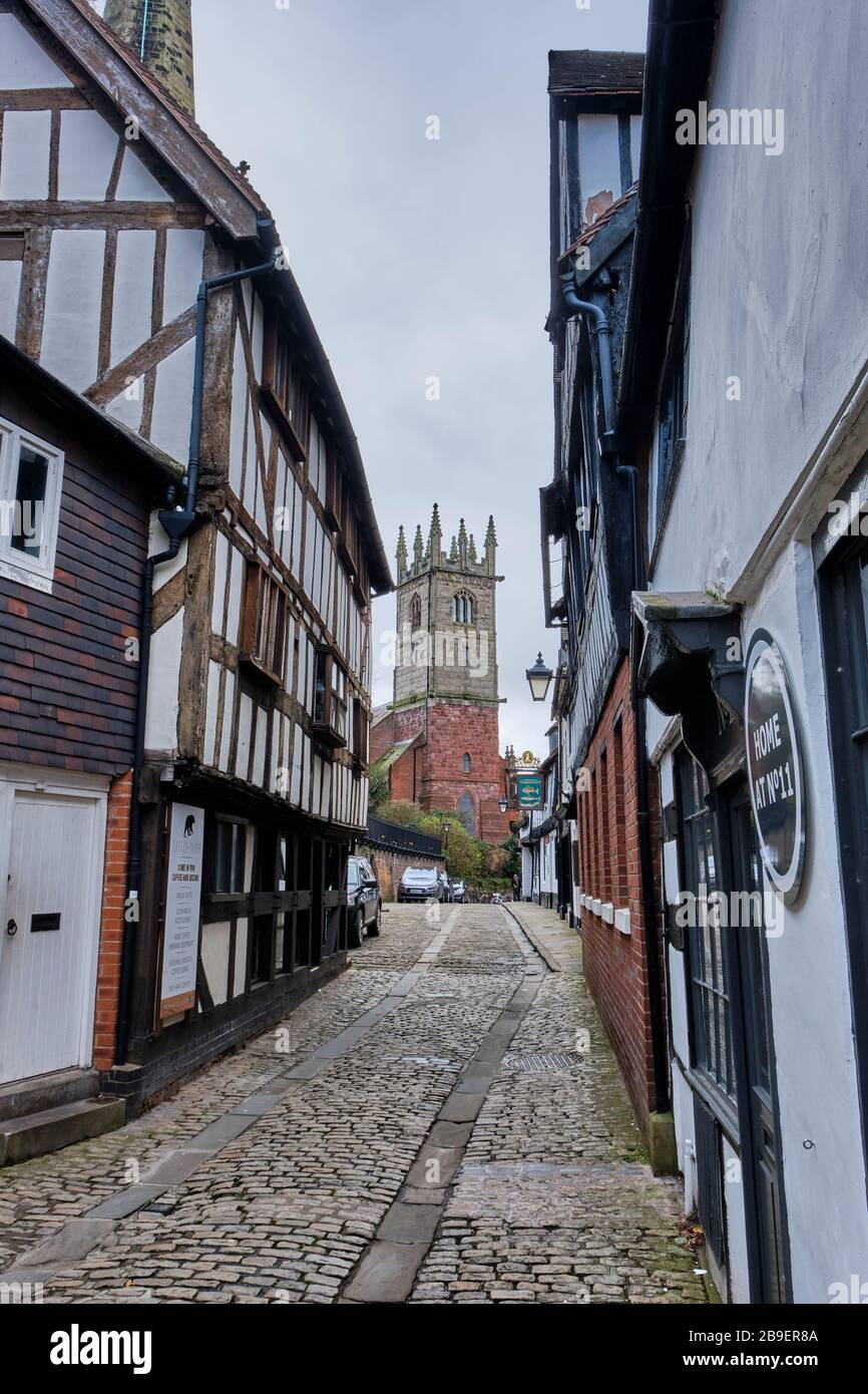 Fish Street, Shrewsbury, Shropshire Stock Photo - Alamy