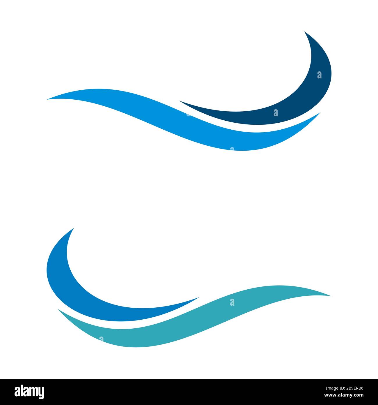 Wave Swoosh Logo Template Illustration Design. Vector EPS 10 Stock ...
