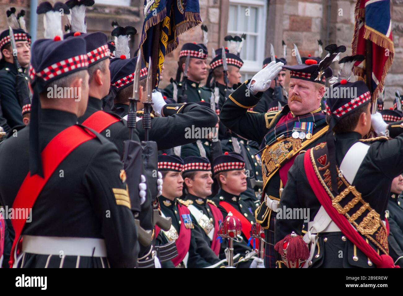 Kings Scottish Own Borderers High Resolution Stock Photography and ...