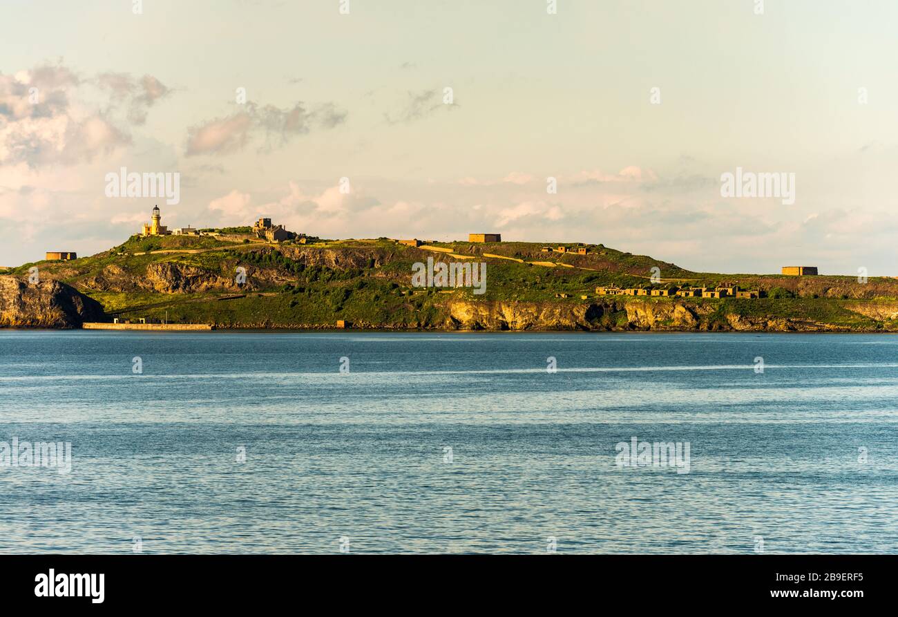 Inchkeith Island is a volcanic island in the Firth of Forth, Scotland ...