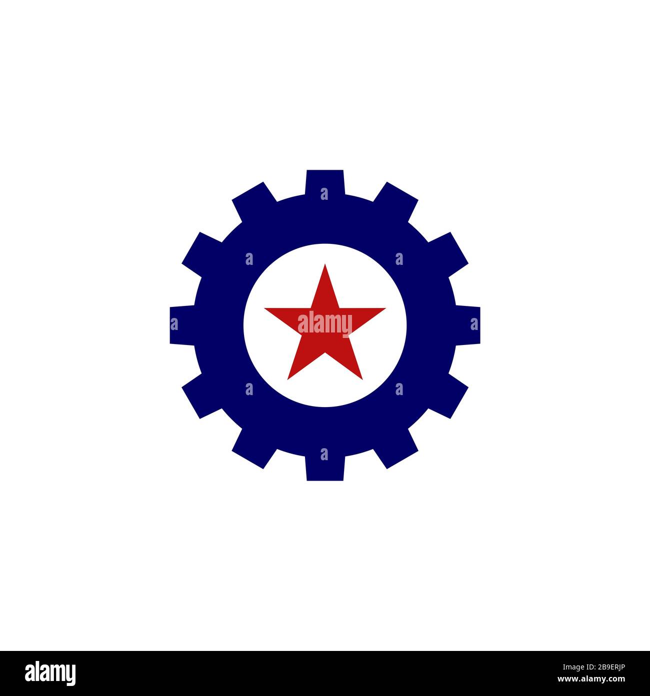 Star and Gear Logo Template Illustration Design. Vector EPS 10 Stock ...