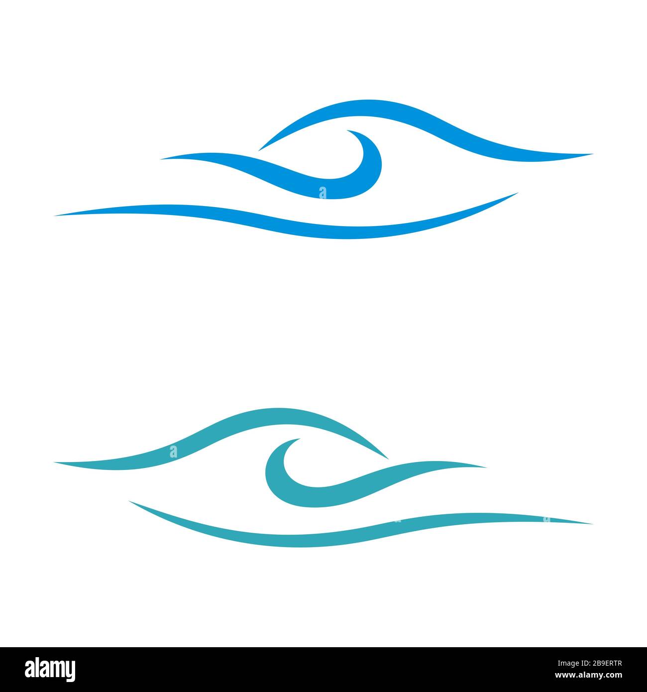 Wave Swoosh Logo Template Illustration Design. Vector EPS 10 Stock ...