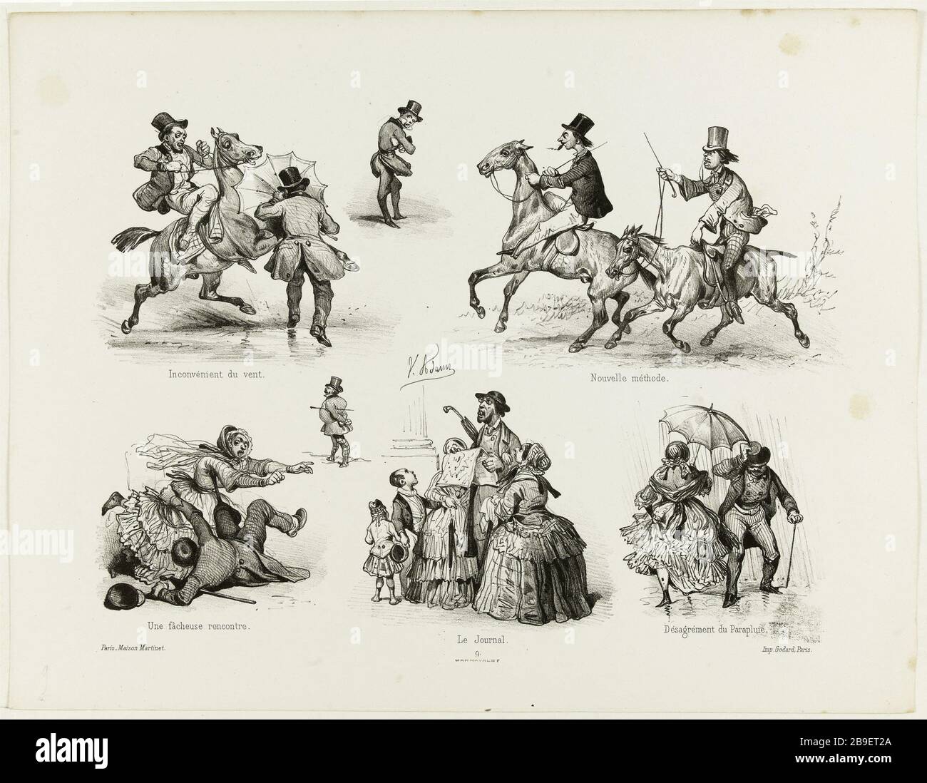 Devil of Paris pl.9 Jean-Victor Adam, dit Victor Adam (1801-1866 ...