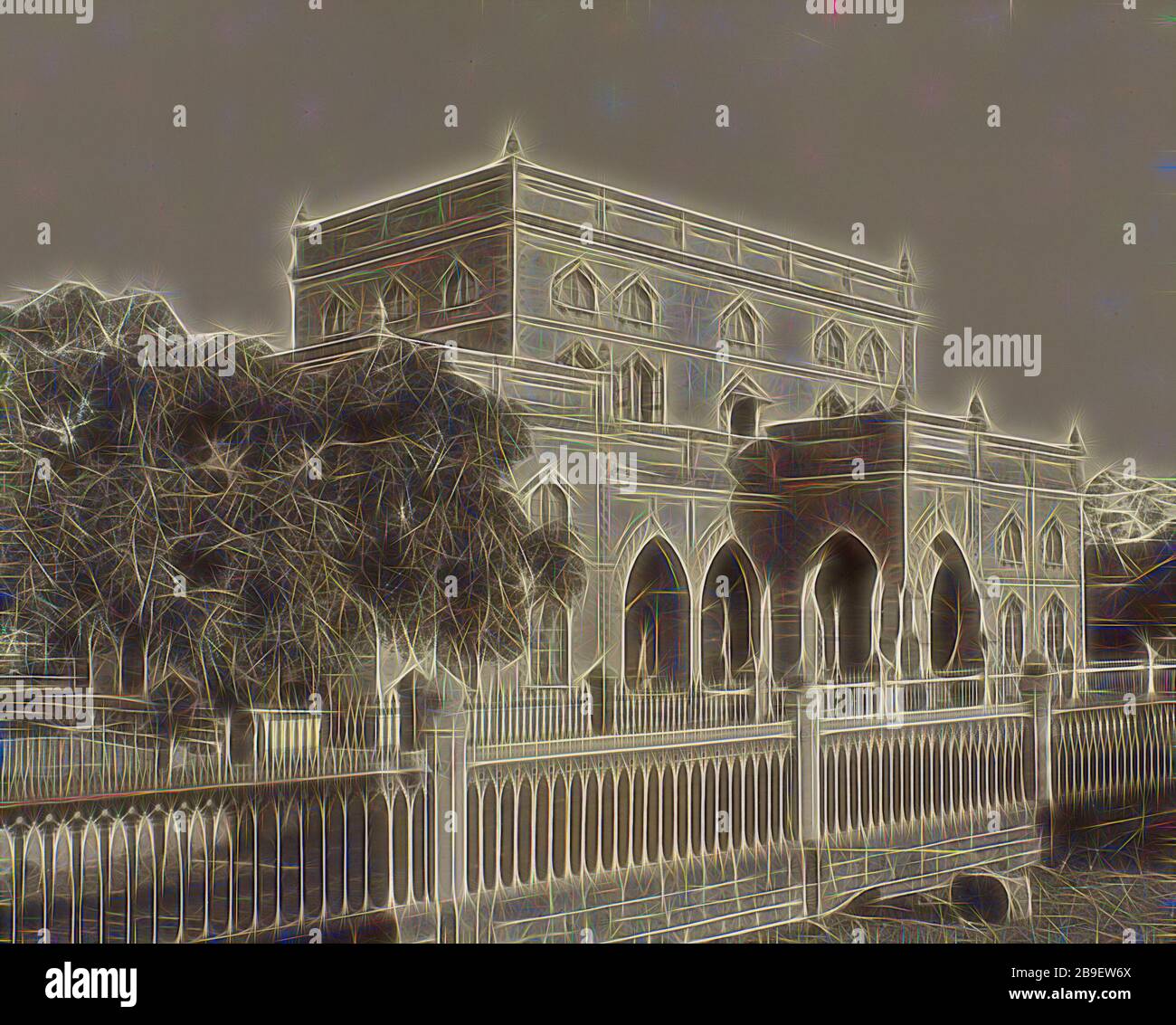 Barton Library & Museum, India, 1886 - 1889, Albumen silver print Stock ...