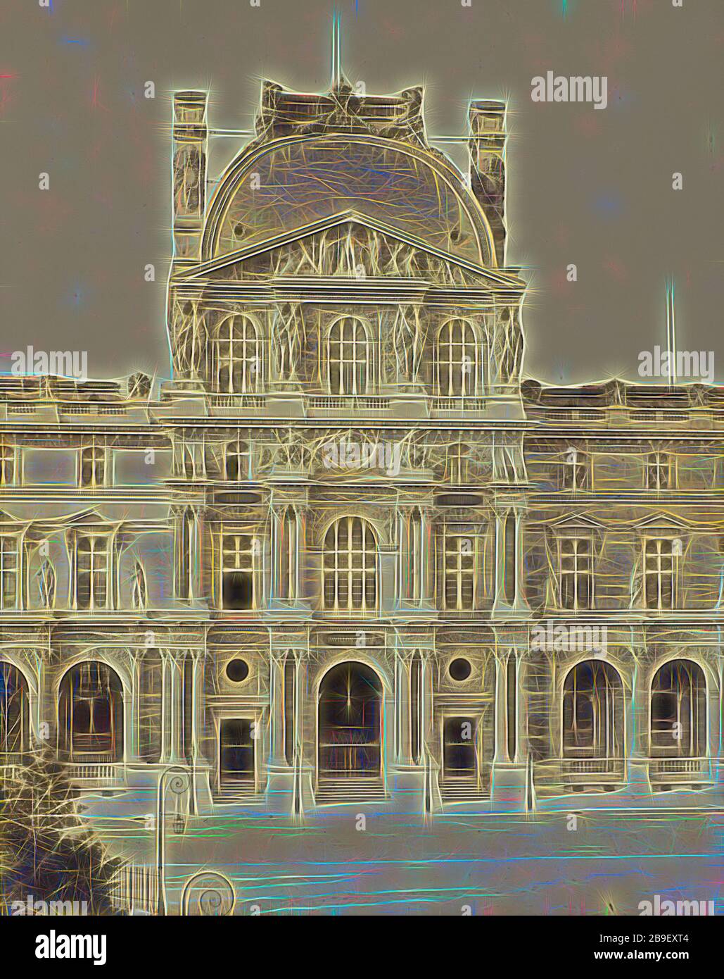 Pavillon Denon (No. 7), Édouard Baldus (French, born Germany, 1813 ...