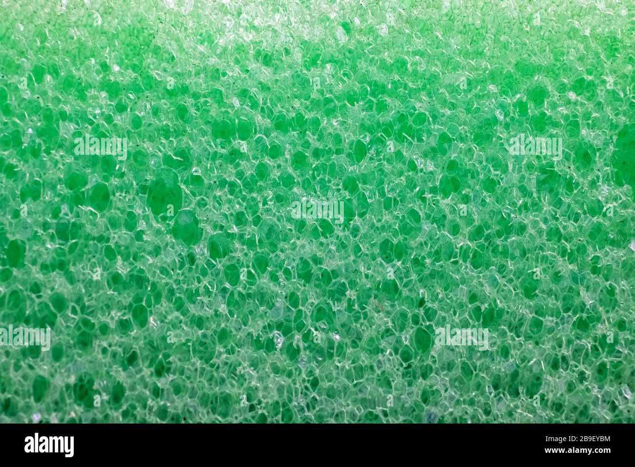 Green sponge for washing dishes close up, abstract background Stock ...