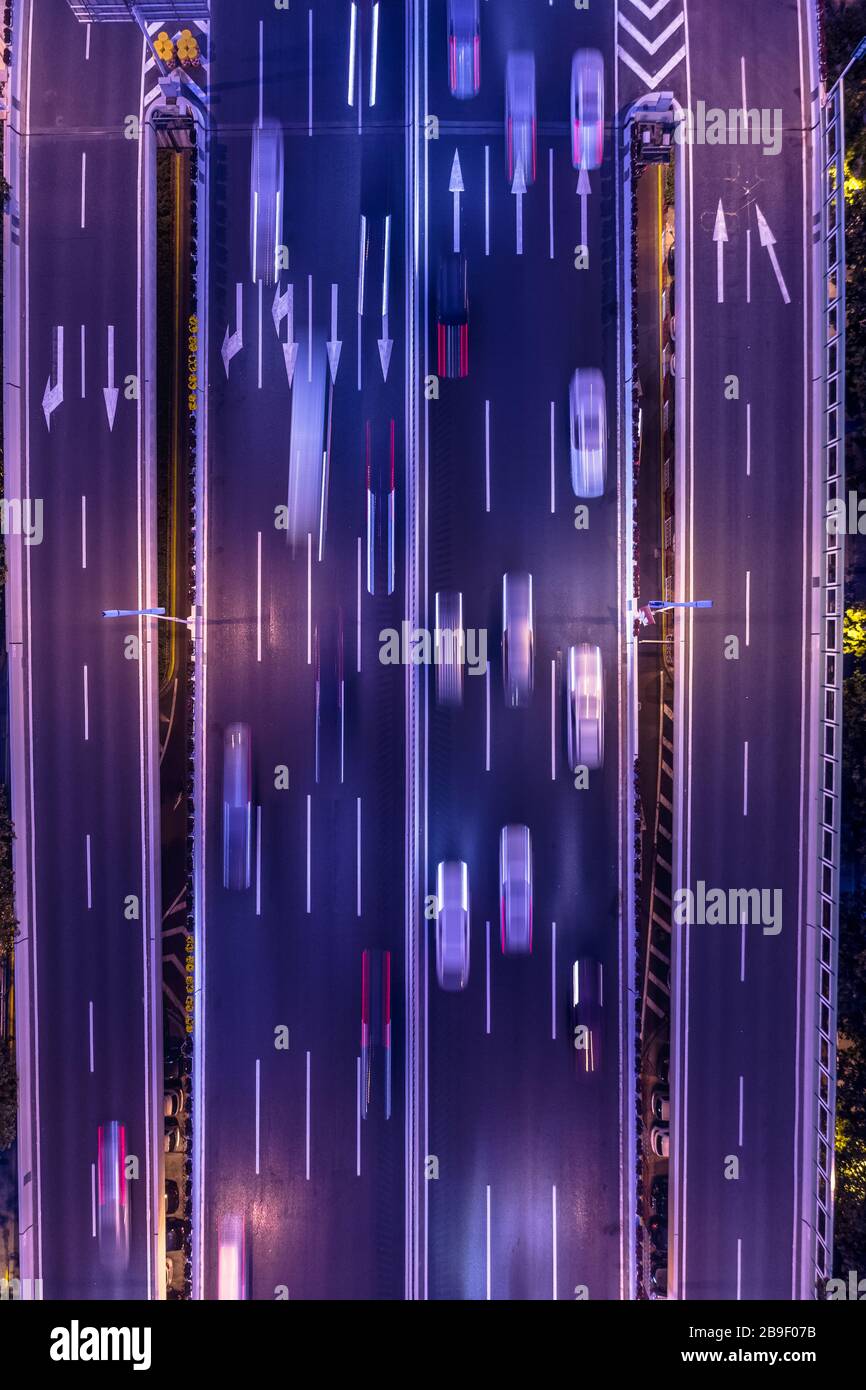 highway traffic at night Stock Photo - Alamy