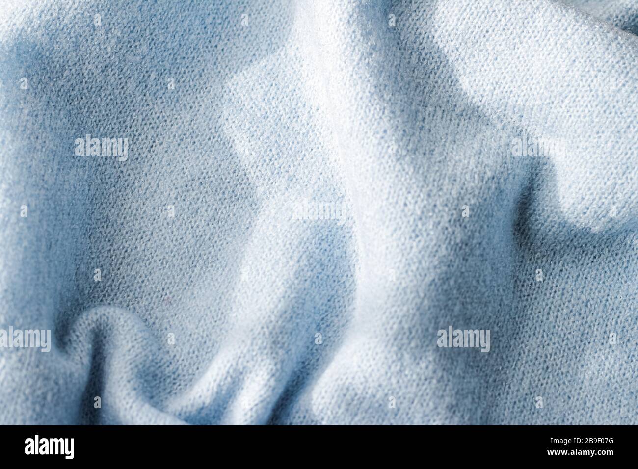 Premium blue fabric texture, decorative textile as background for ...