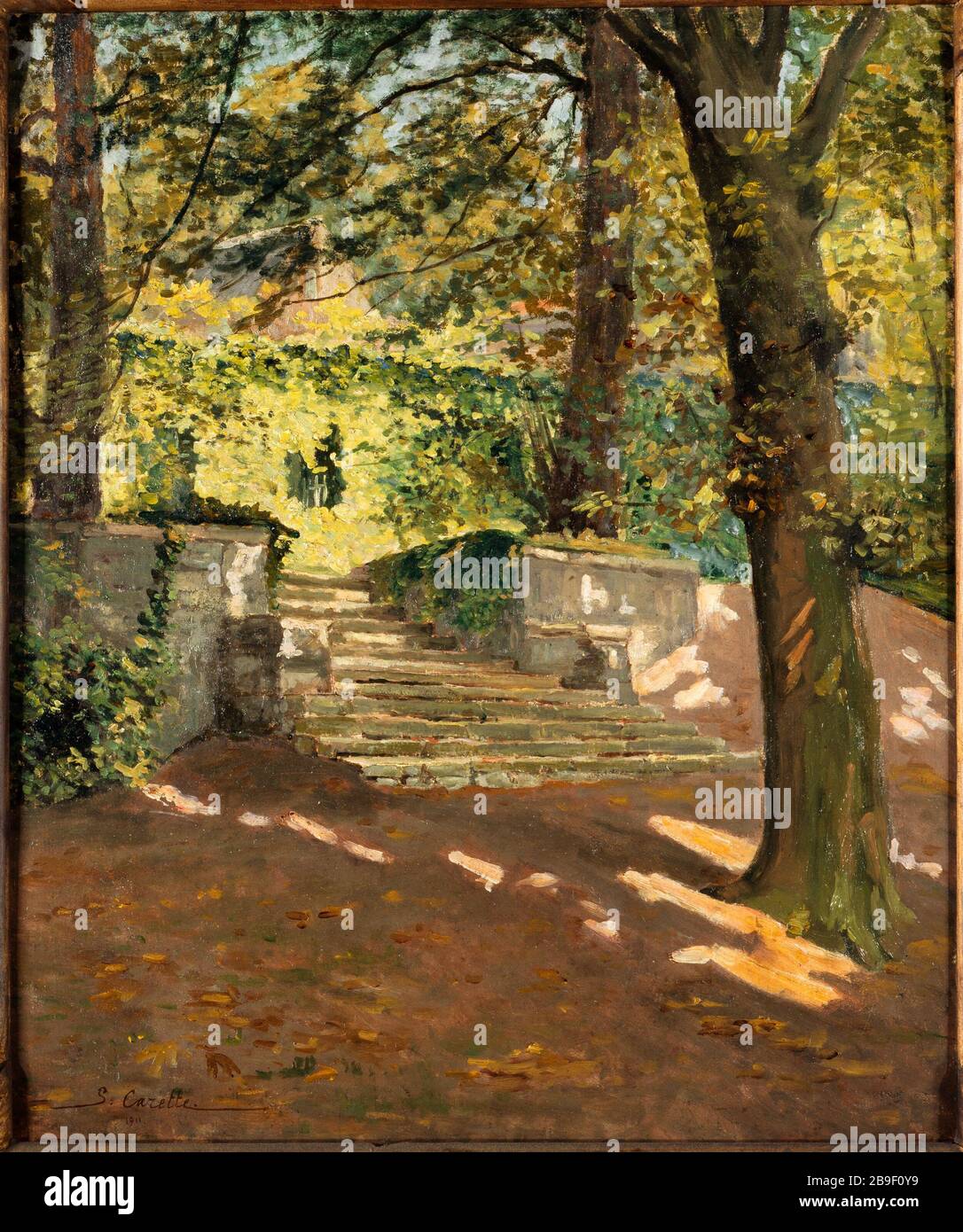 Ancient Waters Passy (the Delessert Park) Georges Carette (né en 1854 ...