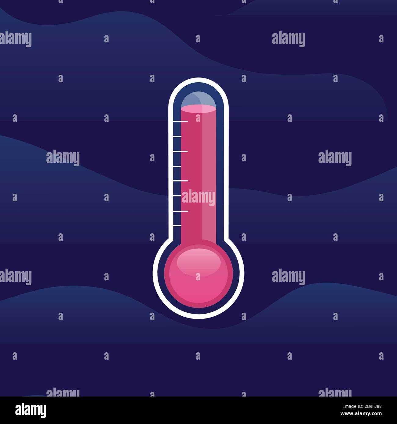 thermometer logo and icon vector Isolated image Stock Vector Image ...