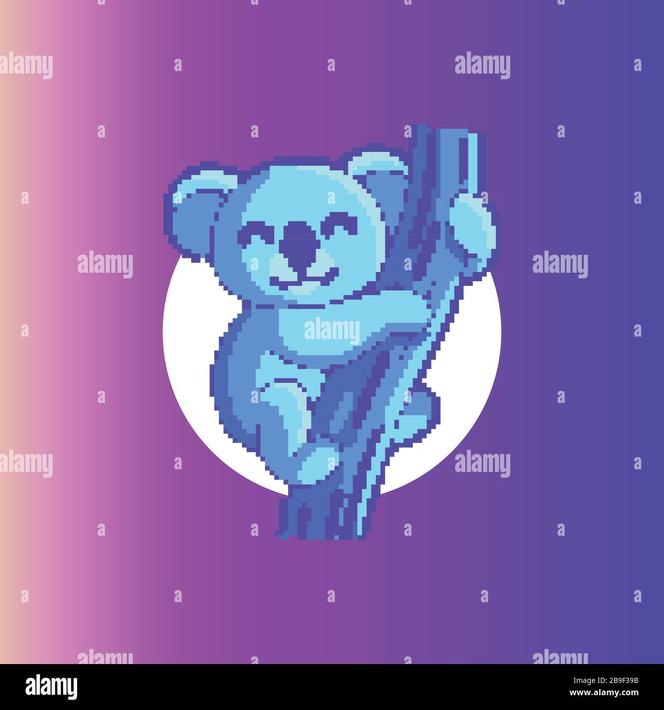 pixel coloring logo and icon vector Isolated image Stock Vector Image ...