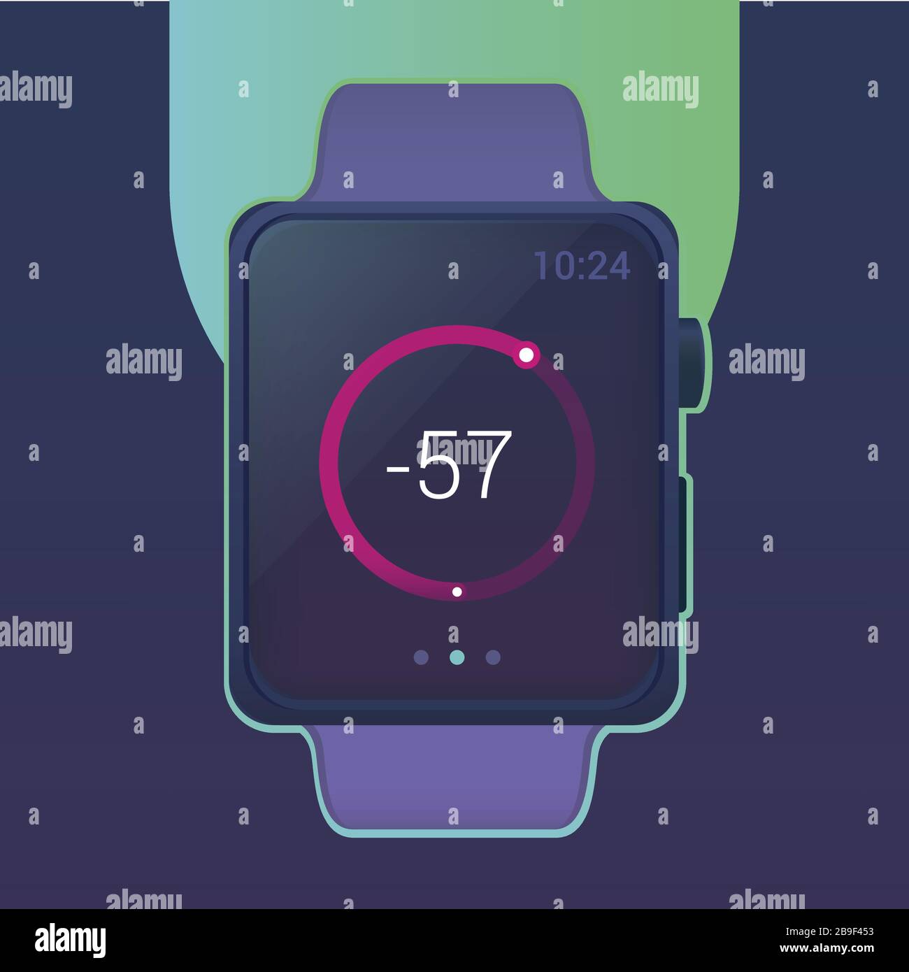 watch logo and icon vector Isolated image Stock Vector Image & Art - Alamy