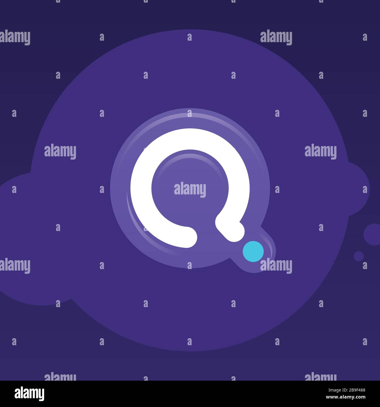 quiz logo and icon vector Isolated image Stock Vector Image & Art - Alamy
