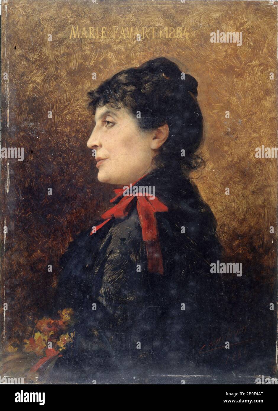 MARIE FAVART (1833-1908), member of the Comédie-FRENCH Théobald ...
