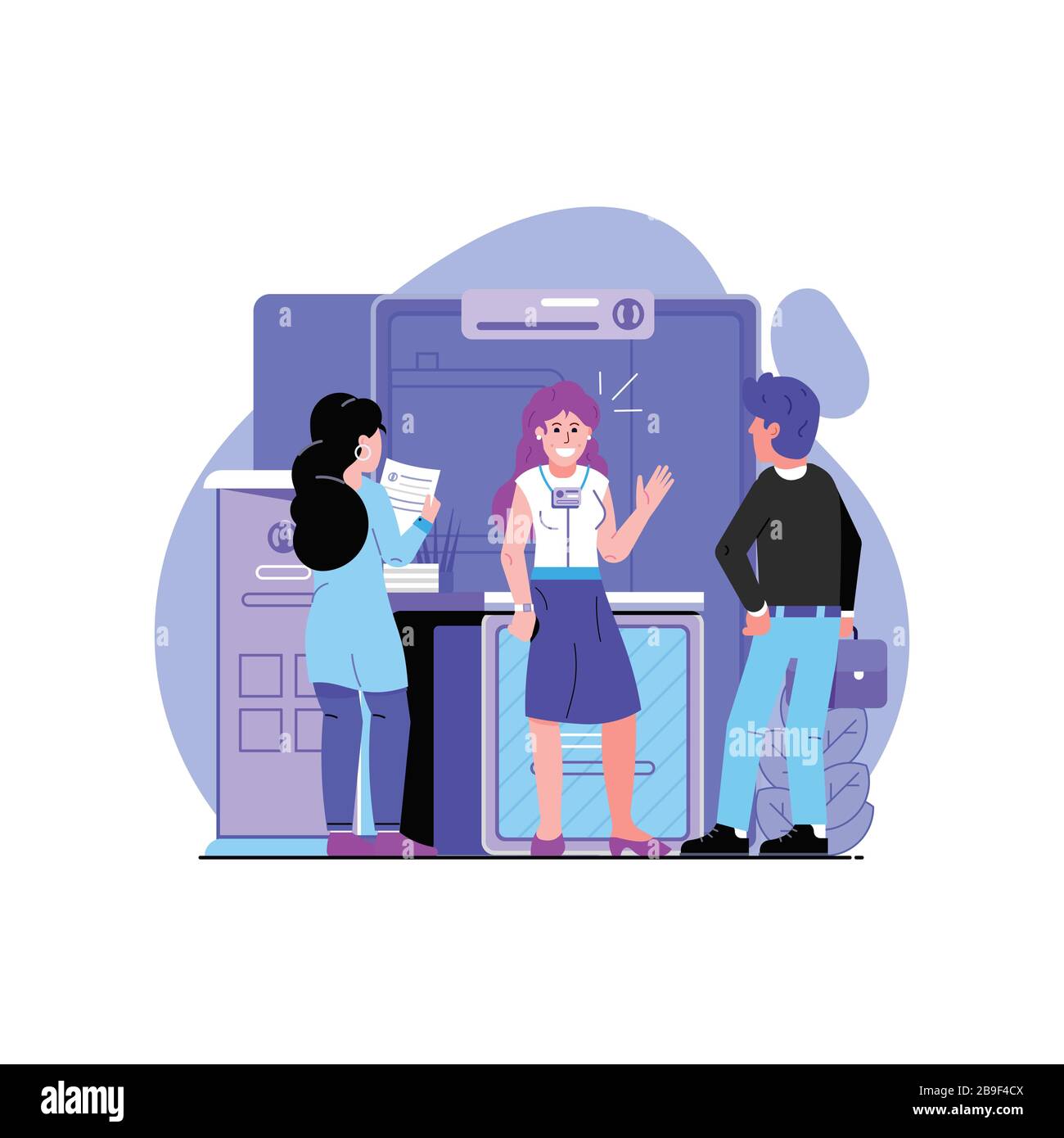 Corporate promoter Stock Vector Images - Alamy