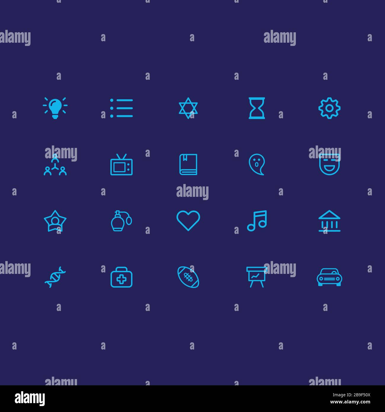 category icons ui design app vector Isolated image Stock Vector Image ...