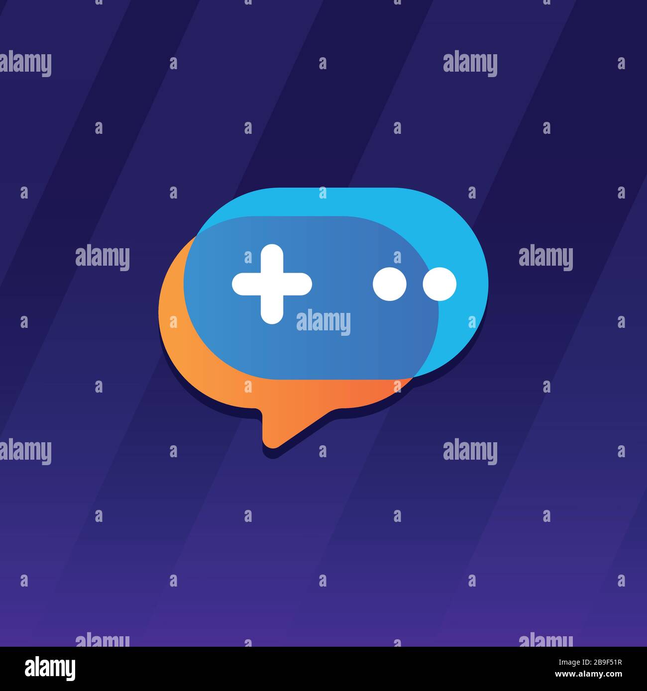 message logo and icon vector Isolated image Stock Vector Image & Art ...