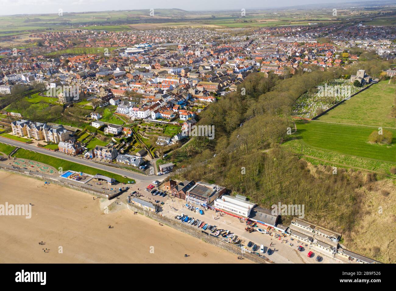 Aerial photo filey yorkshire hi-res stock photography and images - Alamy