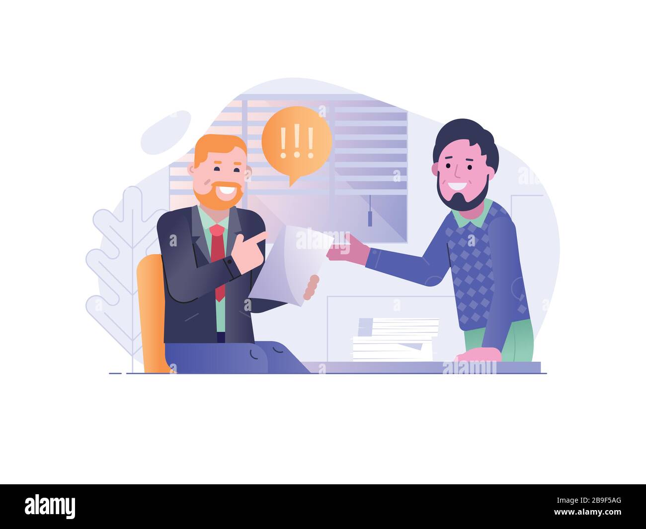 Evaluating applicant Stock Vector Images - Alamy