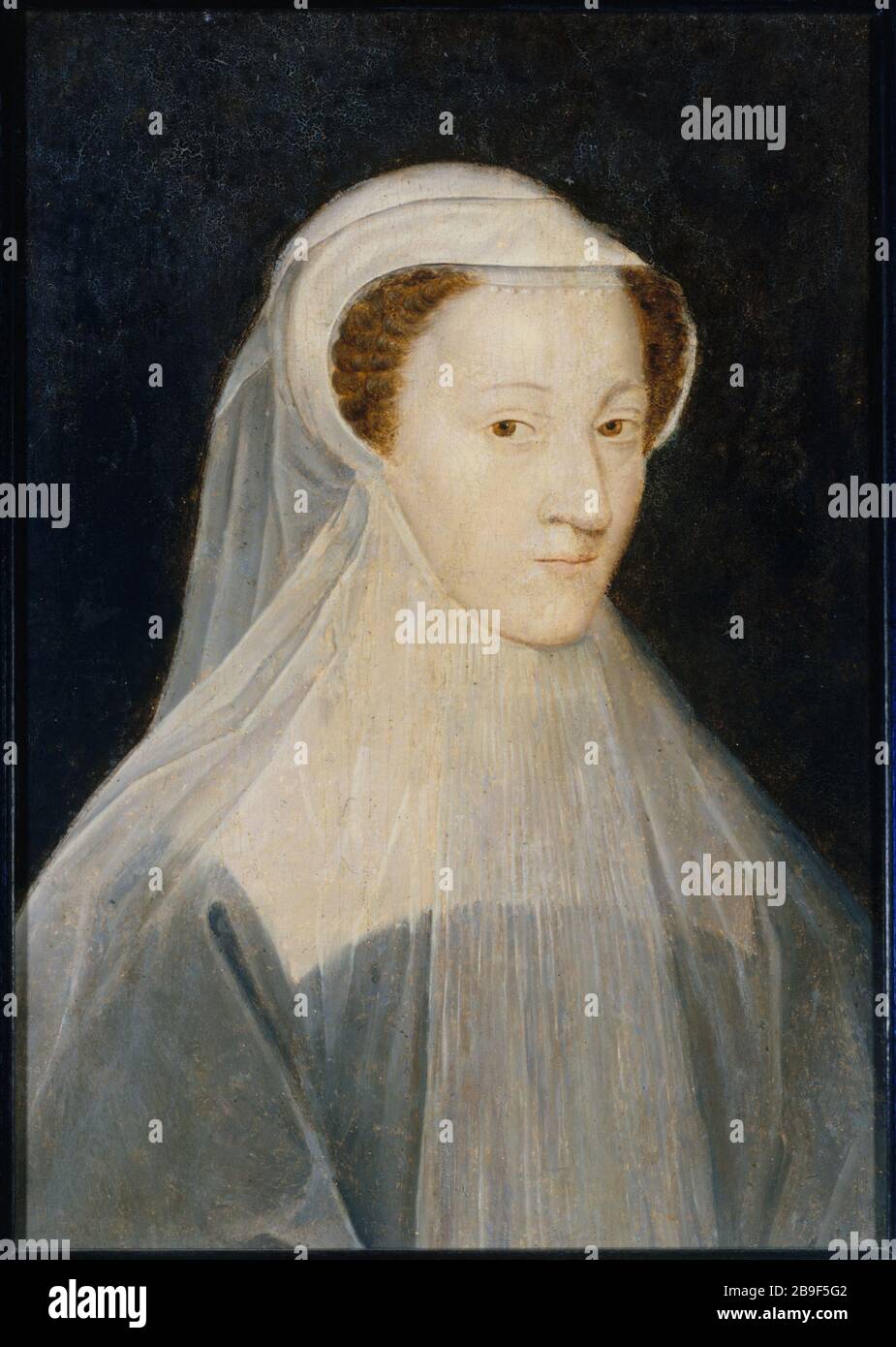 MARY STUART, QUEEN OF FRANCE AND QUEEN OF SCOTLAND IN COSTUME OF ...