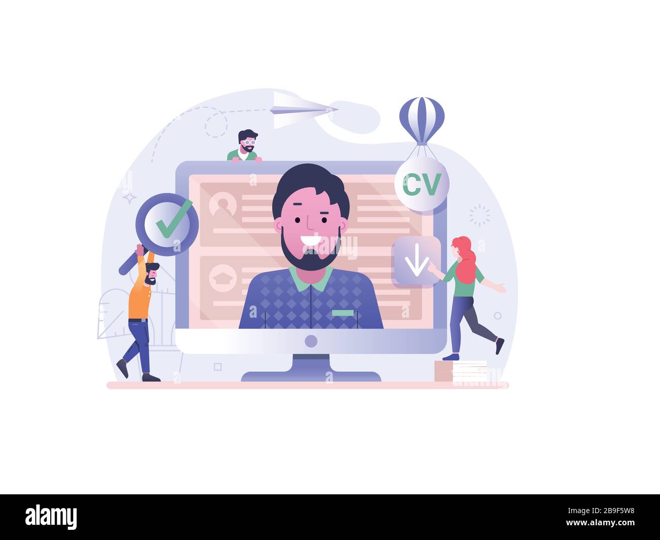 Online cv Cut Out Stock Images & Pictures - Alamy