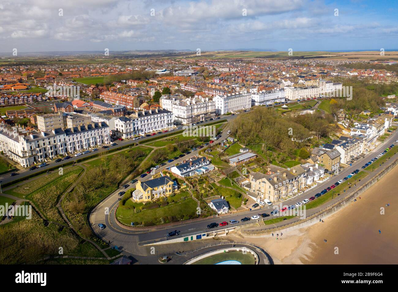 Aerial photo filey yorkshire hi-res stock photography and images - Alamy