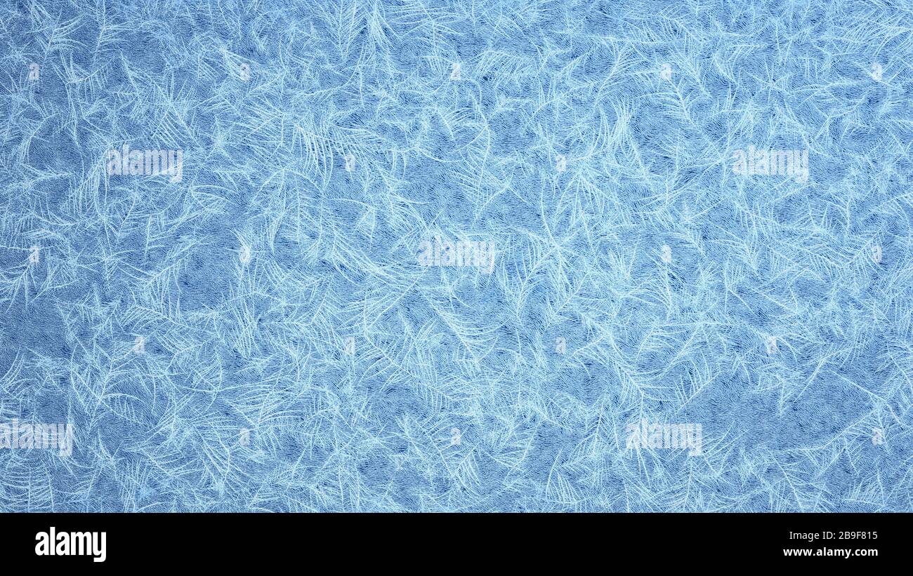 Fully covered frosted frame. Frosted patterns on the glass. 3D ...