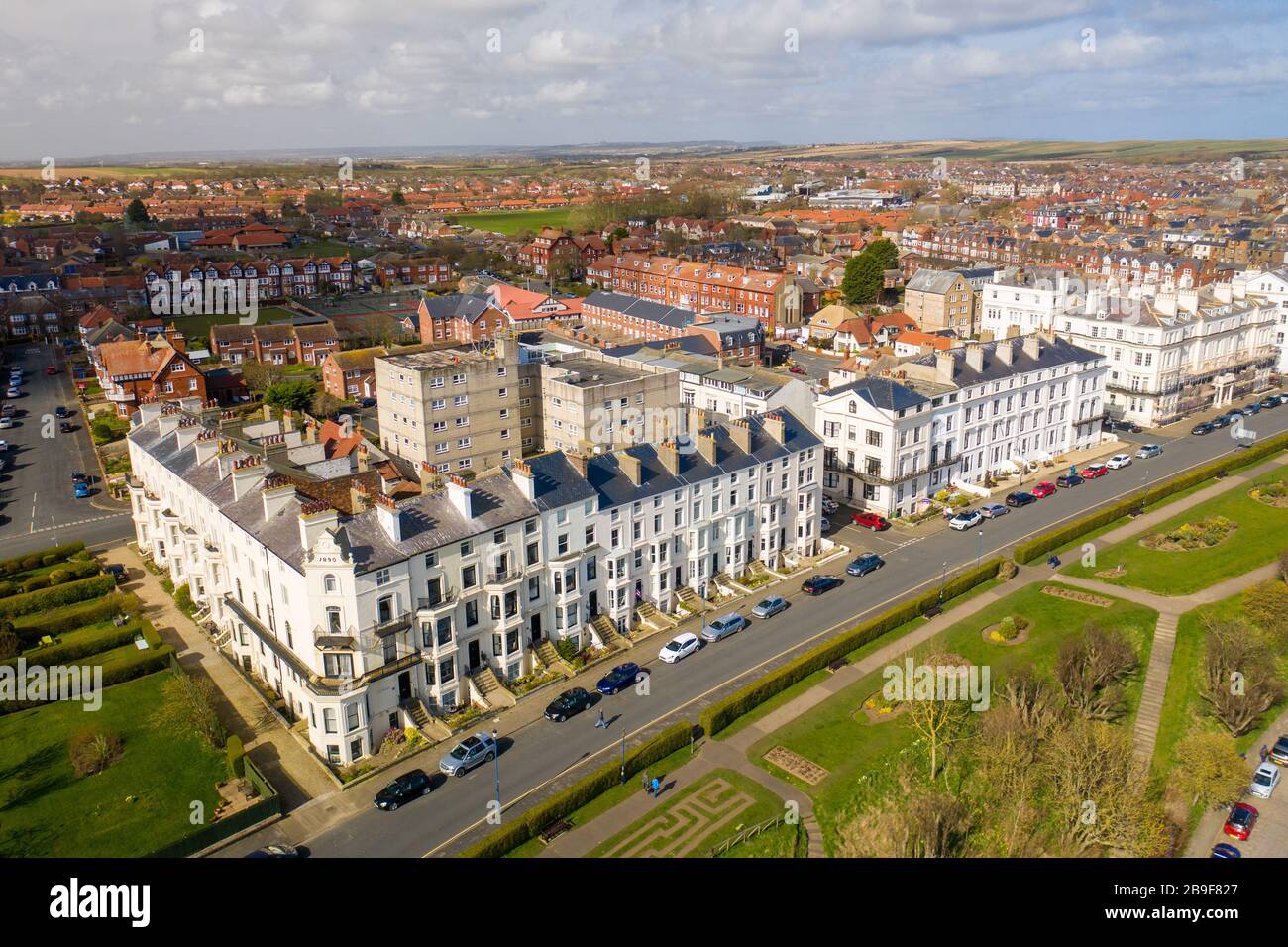 Aerial photo filey yorkshire hi-res stock photography and images - Alamy