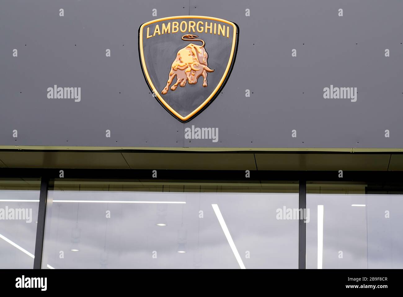 Lamborghini dealership hi-res stock photography and images - Alamy