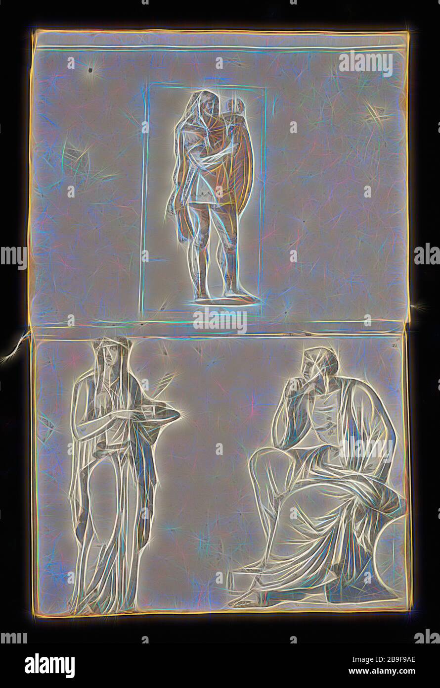 Sketchbook of Roman antiquities, Dupasquier, Antoine-Léonard, 1748 ...