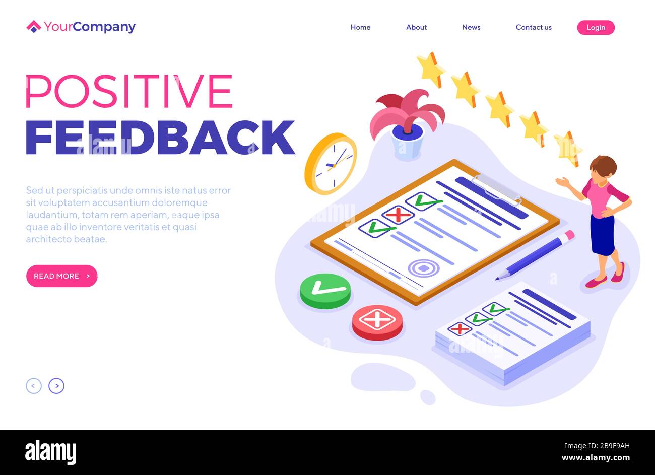 Feedback analysis Stock Vector Images - Alamy