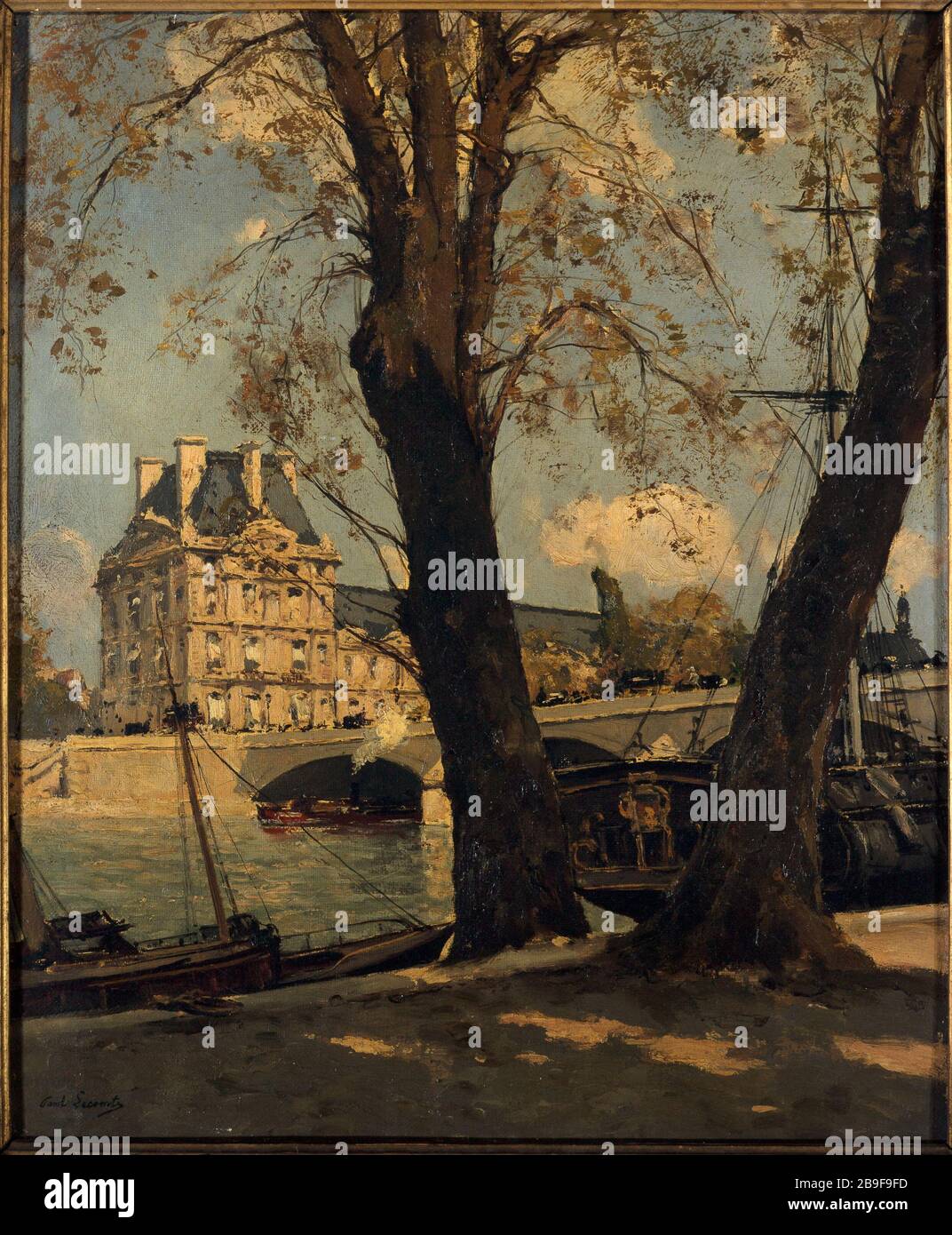 Frigate of the Royal bridge Paul Lecomte (1842-1920). "La Frégate du ...