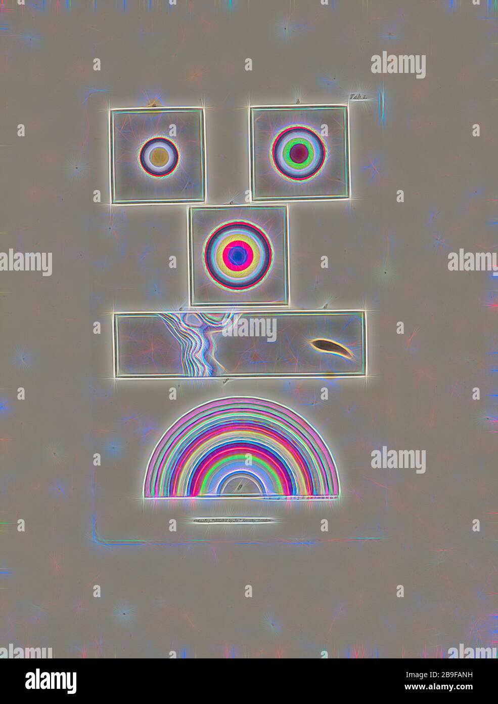 Tab. 1, A new elucidation of colours, original, prismatic, and material ...