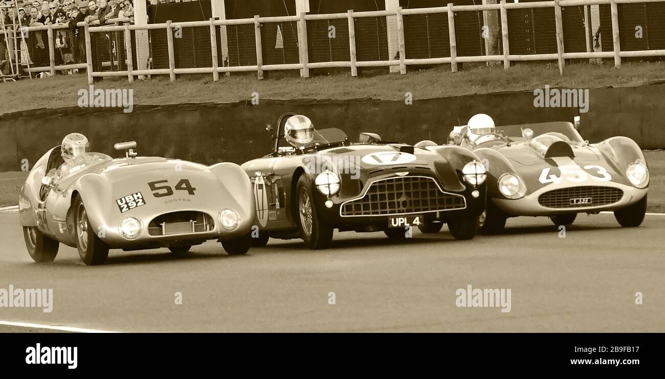 Chris Ward, Cooper Jaguar T33, Rob Hall, Aston Martin DB3, Jason Yates ...